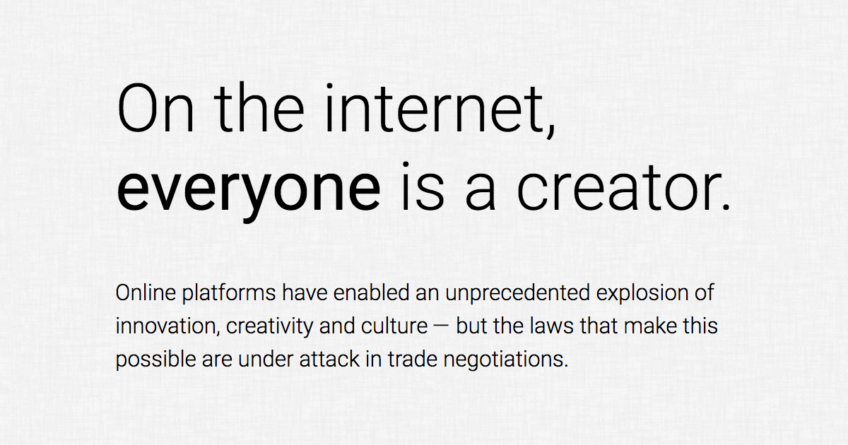 On The Internet, Everyone Is A Creator